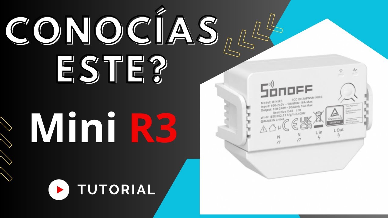 No tan Nuevo pero igual de eficiente Sonoff MINI R3 2023 - YouTube