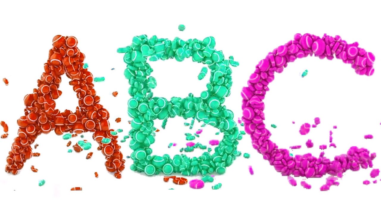 (A) Learn ABC With 3d Colorful CAndies Video Effects (Sponsored By ...