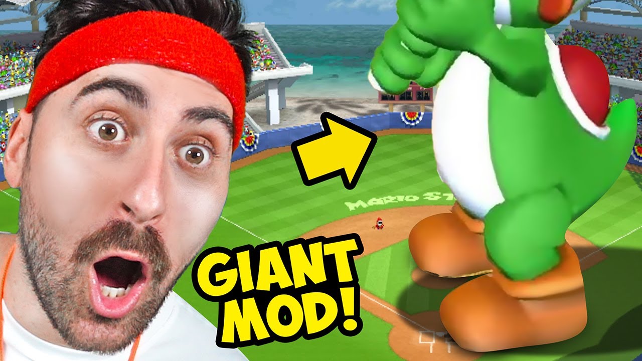 MARIO SUPER SLUGGERS GIANT MOD! l VOD - YouTube