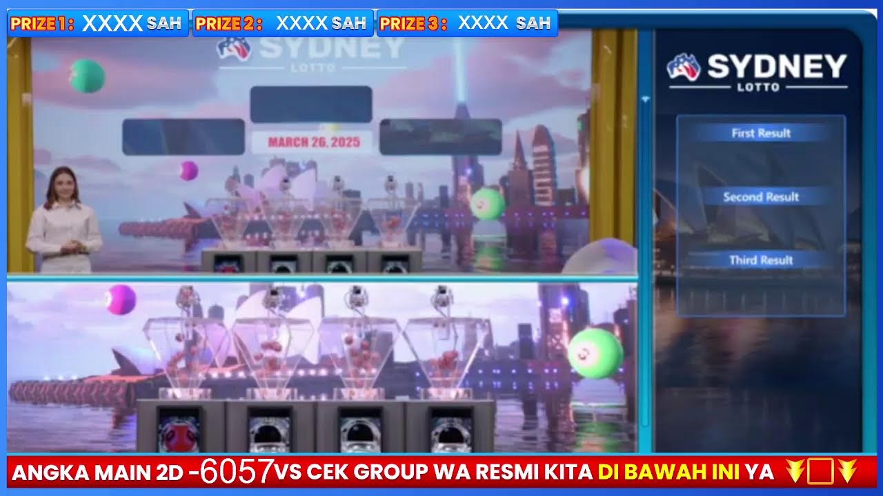 LIVE DRAW SYDNEY LOTTO, 25 MARET 2025 - YouTube