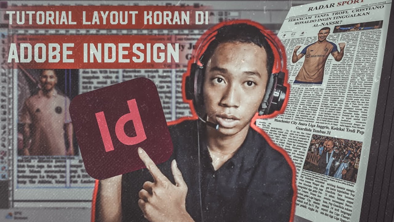 Tutorial Desain Layout Koran Di Adobe InDesign - YouTube