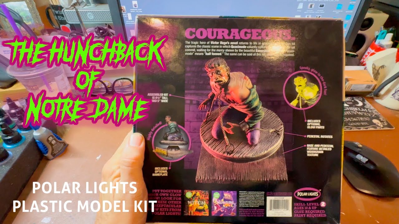 THE HUNCHBACK OF NOTRE DAME PLASTIC MODEL KIT - YouTube