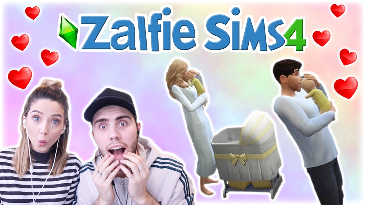 Having Our First Baby | Zalfie Sims Edition [18] - YouTube