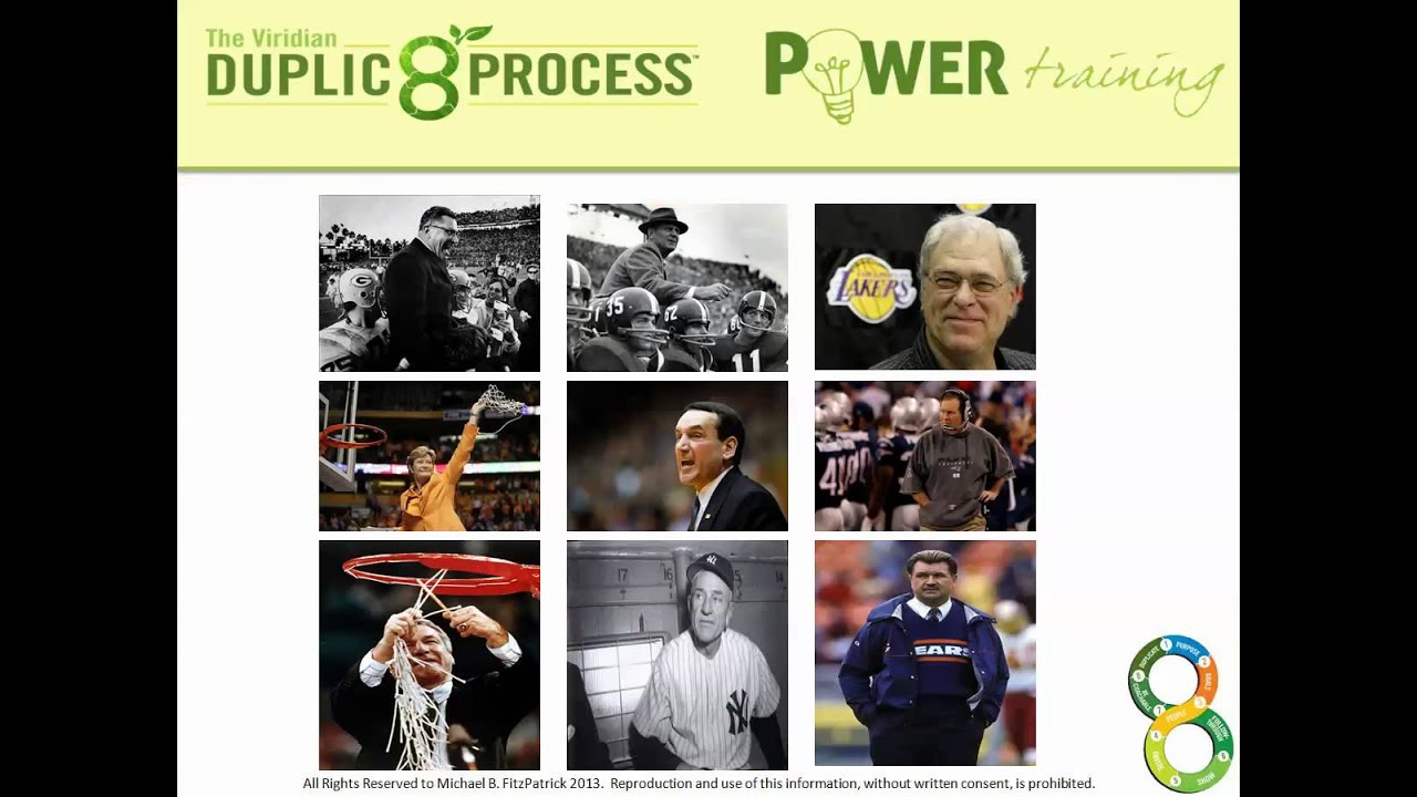 DUPLIC8 TRAINING: Step #7 - Consult Your Coach (always be coachable ...