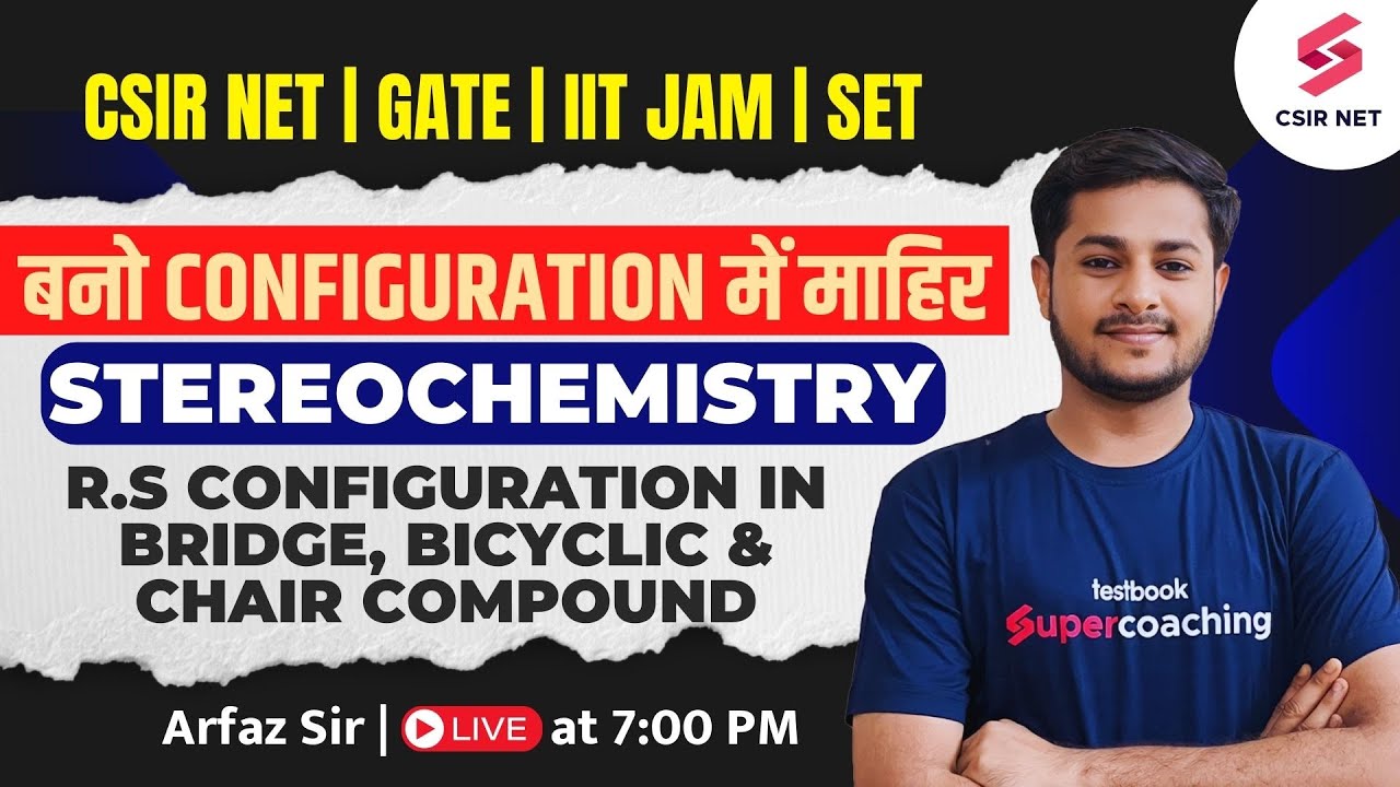 CSIR NET | GATE | Stereochemistry | R.S Configuration in Bridge ...