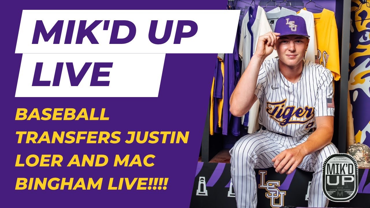 Mik'd Up W/ Mikie Mahtook & J Mitch | LSU Baseball Transfer Portal ...