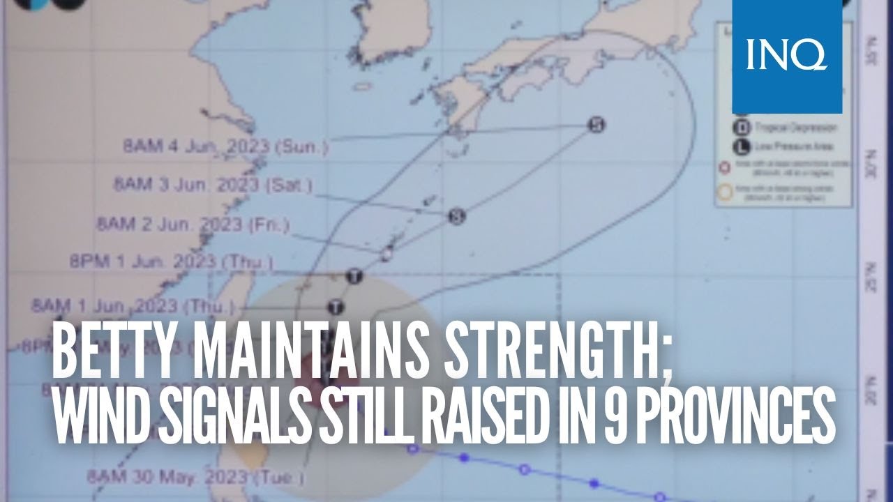 Betty maintains strength; wind signals still raised in 9 Northern Luzon ...