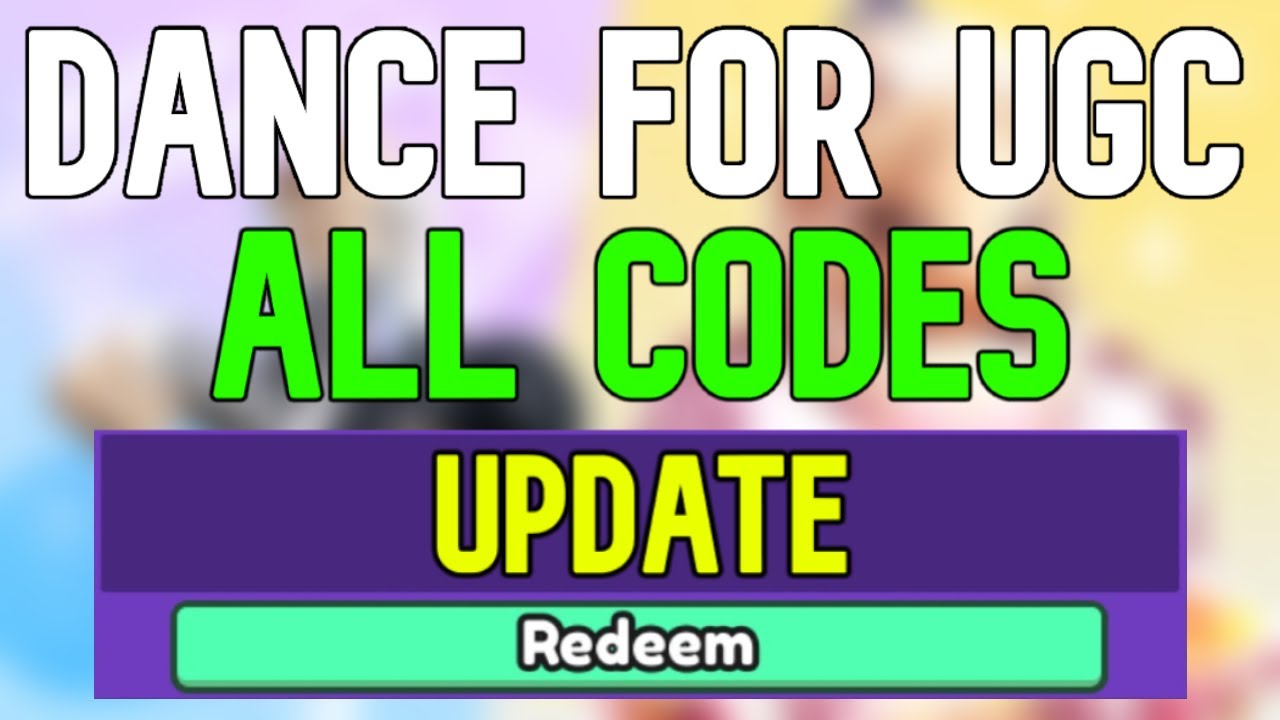 New Dance for UGC Codes | Roblox Dance for UGC Codes (April 2024) - YouTube