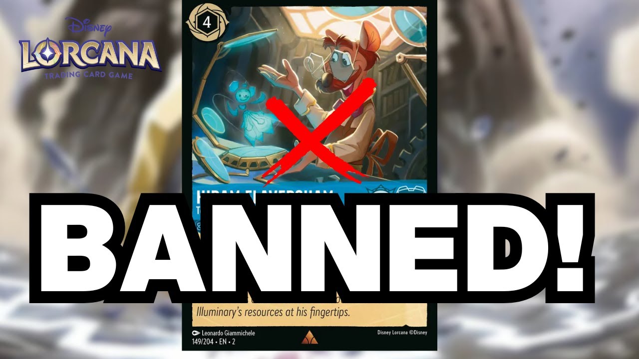 Disney Lorcana’s First Bans Are Here – Hiram Flaversham & Fortisphere ...