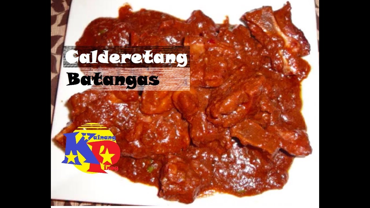 Calderetang Batangas - YouTube