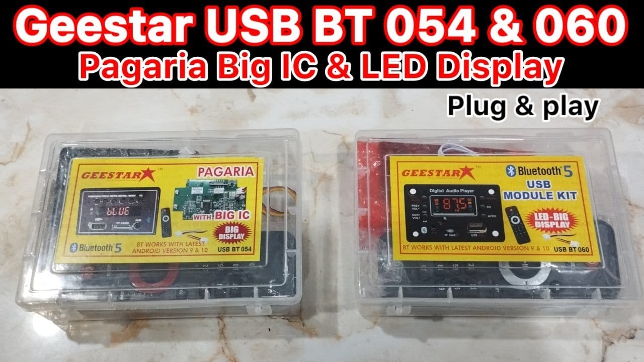 GEESTAR 🔥 Digital Karaoke Bluetooth USB Module Kit 🔥 BT 054 🔥 BT 060 🔥 ...