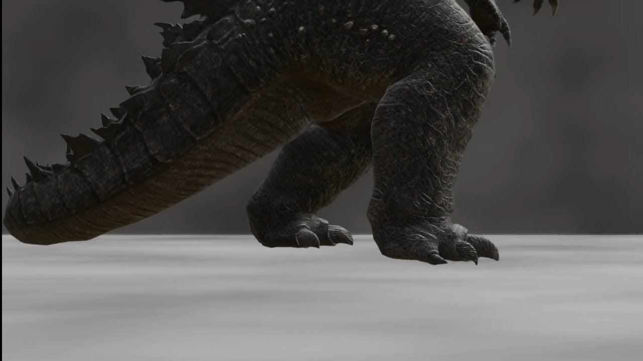 Godzilla walk cycle 2014 [blender]@allht.4553 #blender #viralvideo ...
