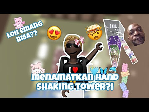 DI CHALLENGE MENAMATKAN HAND SHAKING TOWER?!