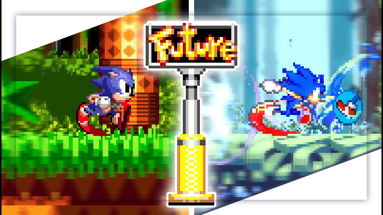 Classic Sonic Peelout on Modern Sonic - YouTube