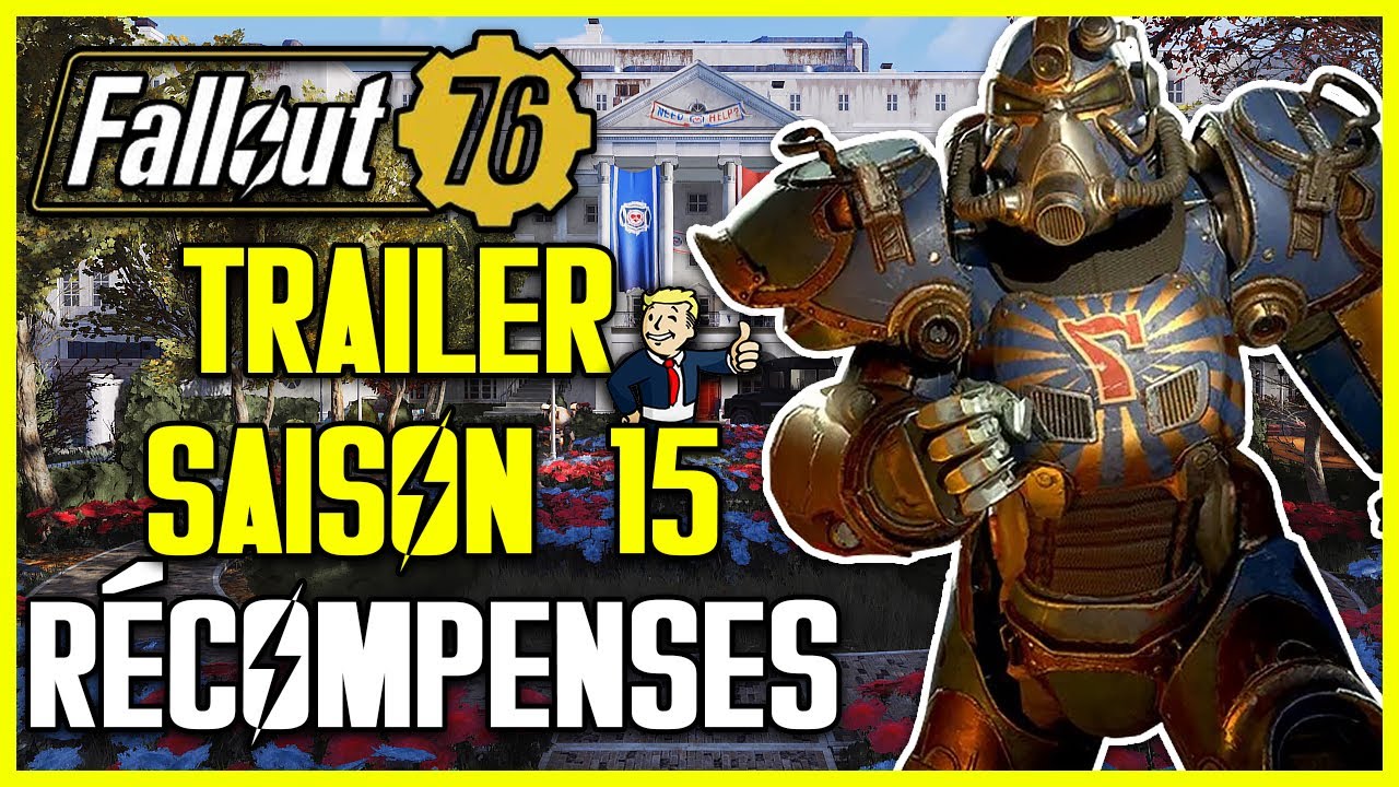 Fallout 76 - NOUVEAU TRAILER DE ATLANTIC CITY ET RÉCOMPENSES SAISON 15 ...