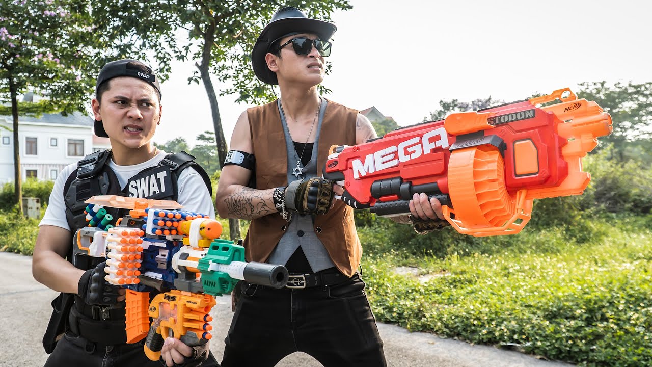 Alpha Nerf War : Captain SEAL X Warriors Nerf Guns Fight Dr Lee ...