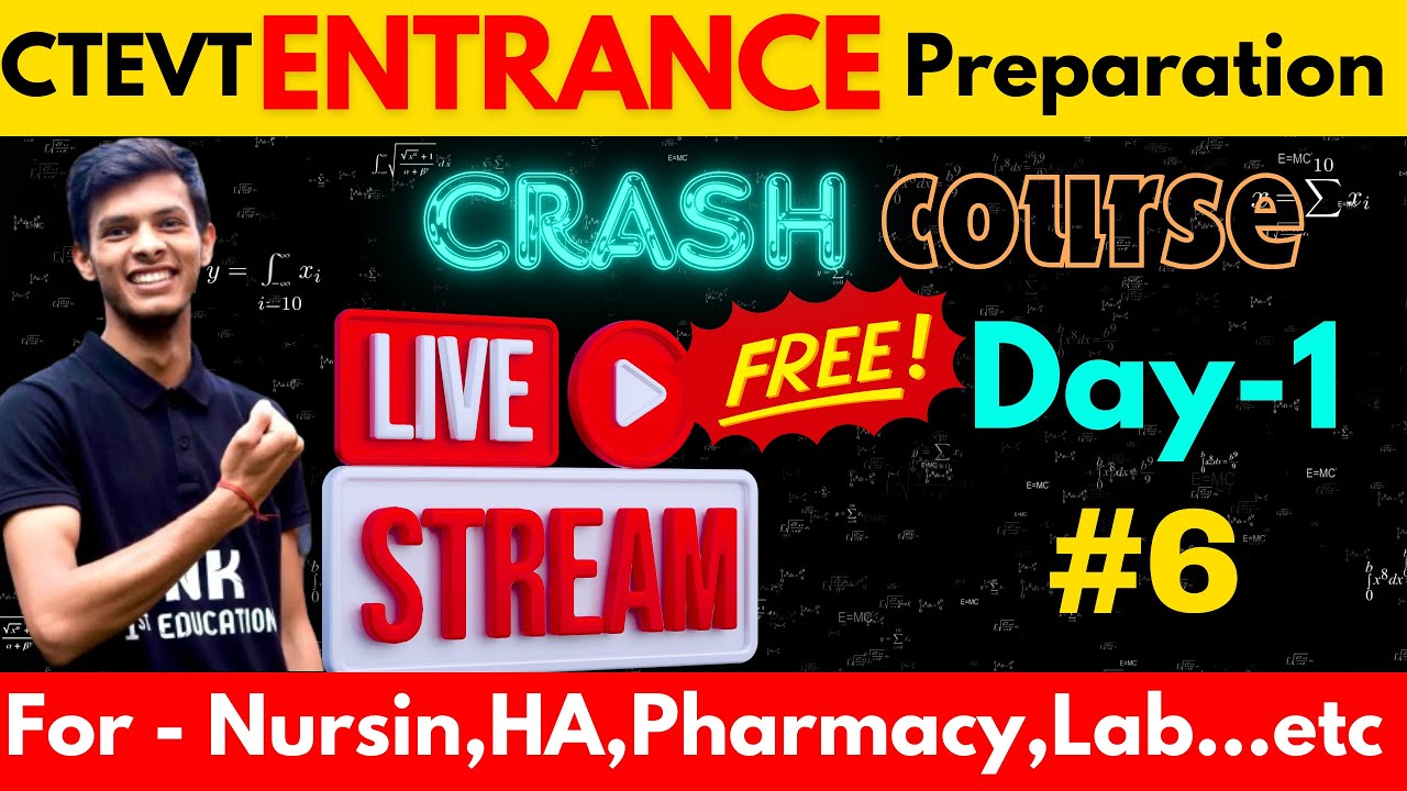 CTEVT ENTRANCE PREPARATION for nursing,HA,Lab,Dental,forestry..etc ...
