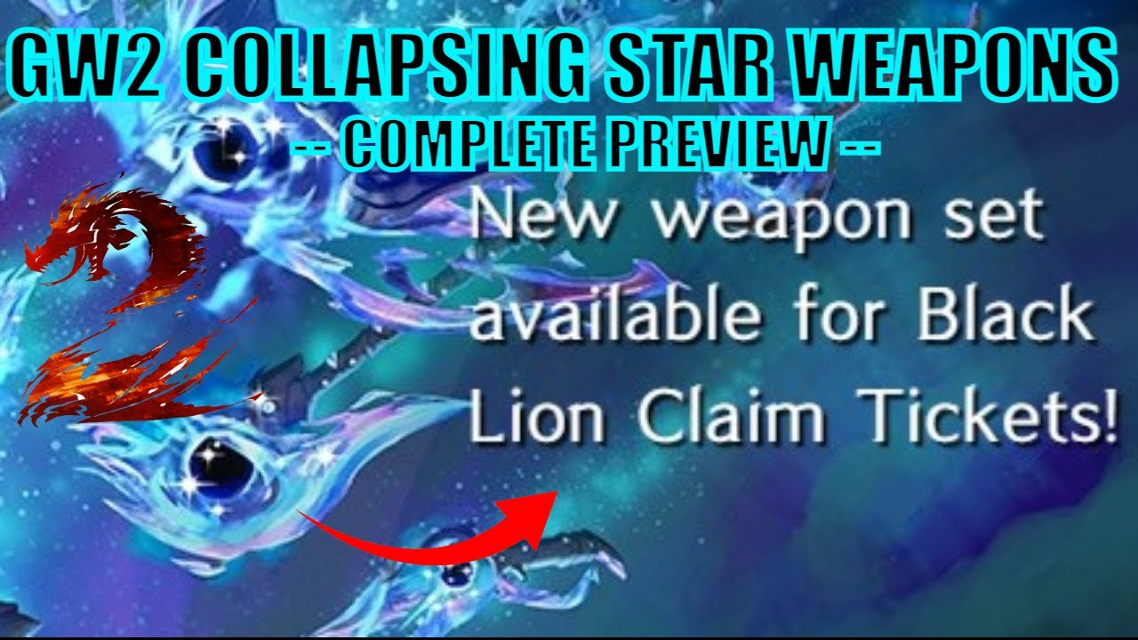 New SAB GW2 Collapsing Star Weapons - Absolutely Crushing It! | Guild ...
