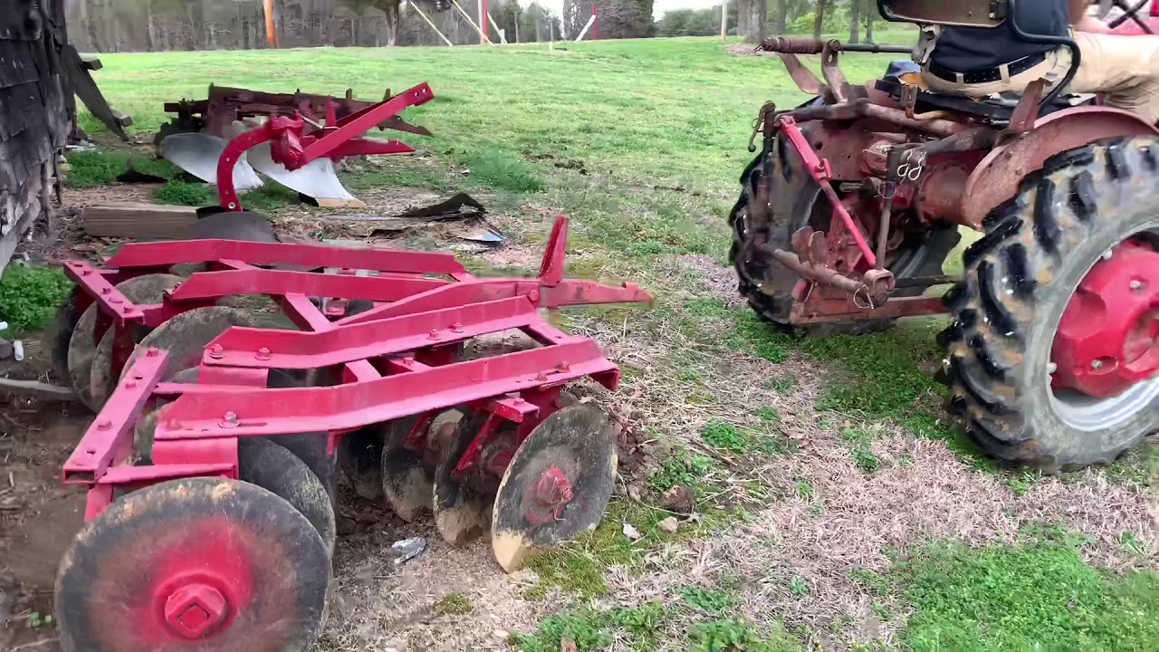 Farmall 140 2020 spring Disking - YouTube