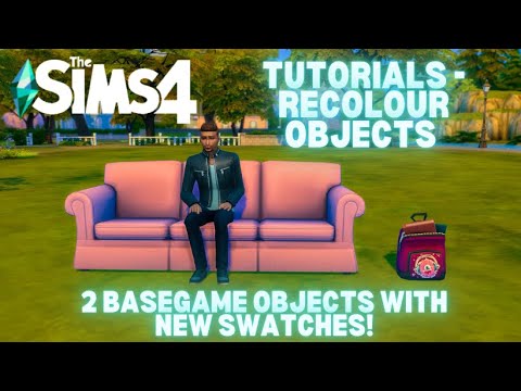 The Sims 4 Tutorials | Recolouring Objects - YouTube