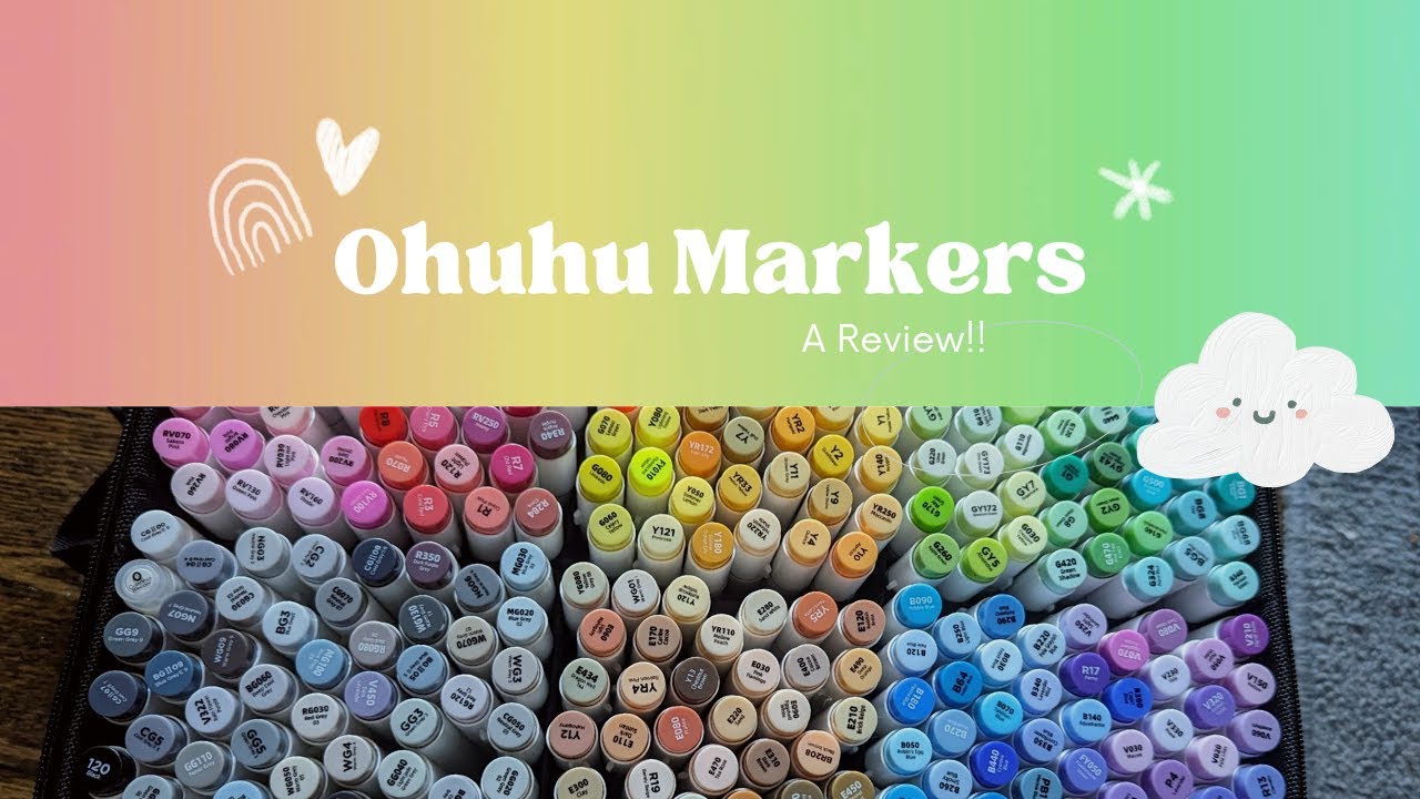 Ohuhu 320 Alcohol Marker set Review! - YouTube