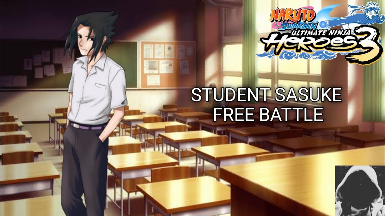 Student Sasuke | Naruto Ultimate Ninja Heroes 3 #48 (PSP) - YouTube