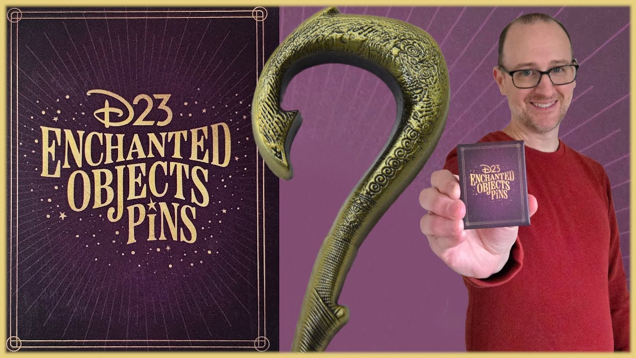 D23 Enchanted Objects Mystery Pins | Disney Pin Unboxing - YouTube