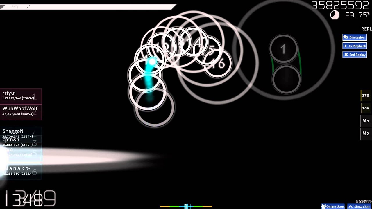 Osu! - xi - Freedom Dive [Four Dimensions][by cptnXn] - YouTube