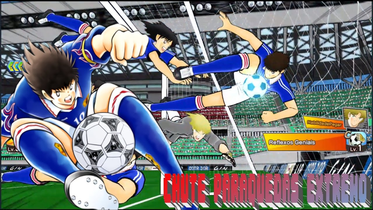 Captain Tsubasa Dream Team - Chute Paraquedas Extremo - Tsubasa - YouTube