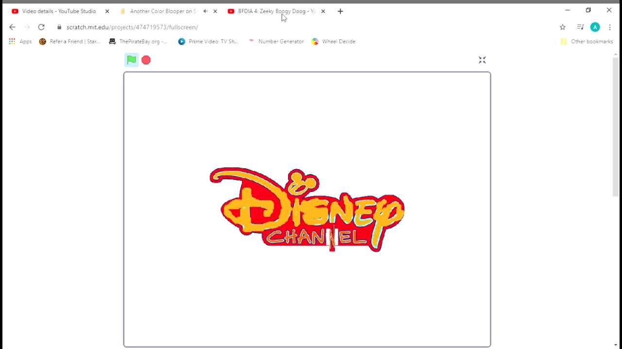Disney Channel Logo Bloopers Take 10: Another Color Blooper - YouTube