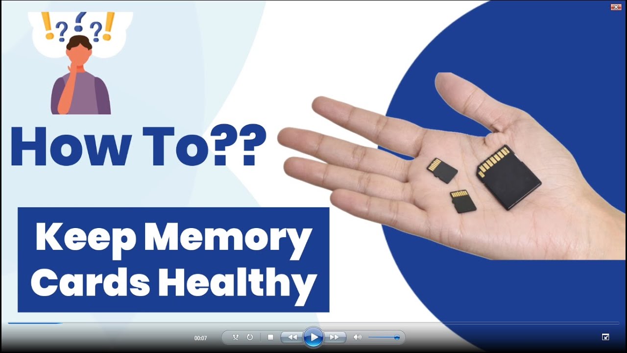 How to Keep memory card healthy - YouTube