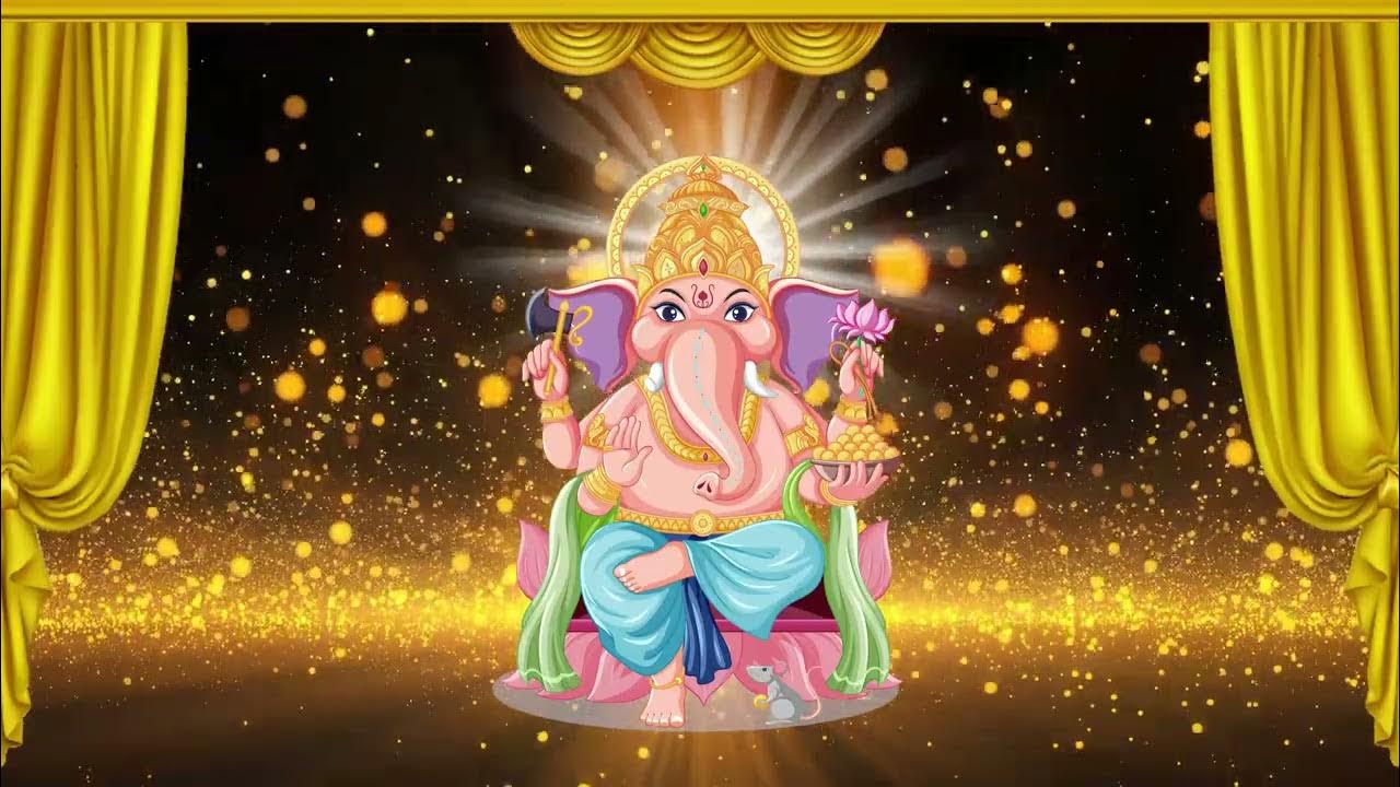 Lord Ganesha Free Animated Motion Video [1 Hour] | Ganpati Motion ...