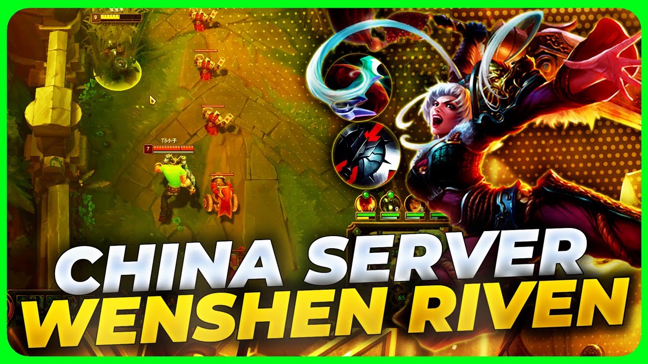 Wenshen Eclipse Riven vs Olaf China Server Challenger 900 LP - YouTube