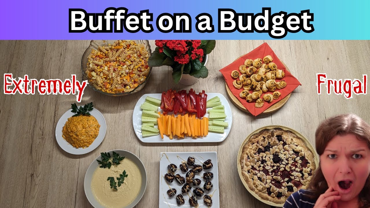 BUFFET ON A BUDGET - ONLY 25 € - Extremely Frugal - YouTube