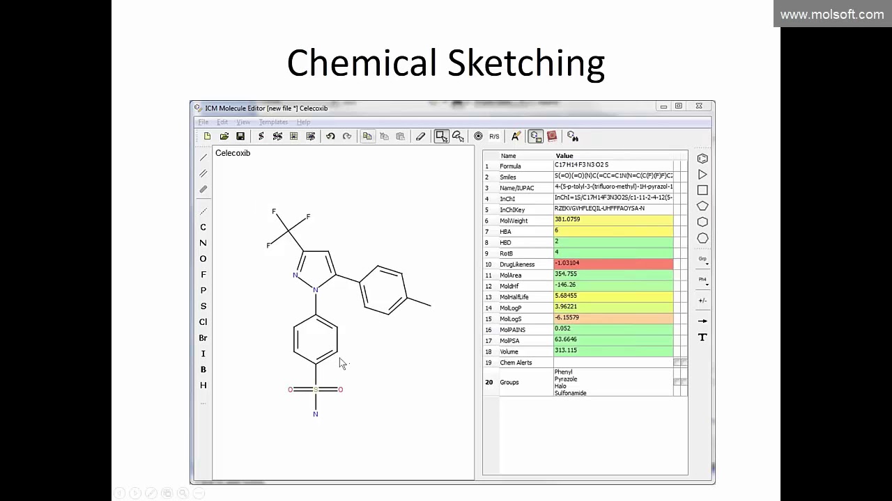 ICM-Chemist Webinar: Chemical Spreadhsheets and Molecular Editor - YouTube