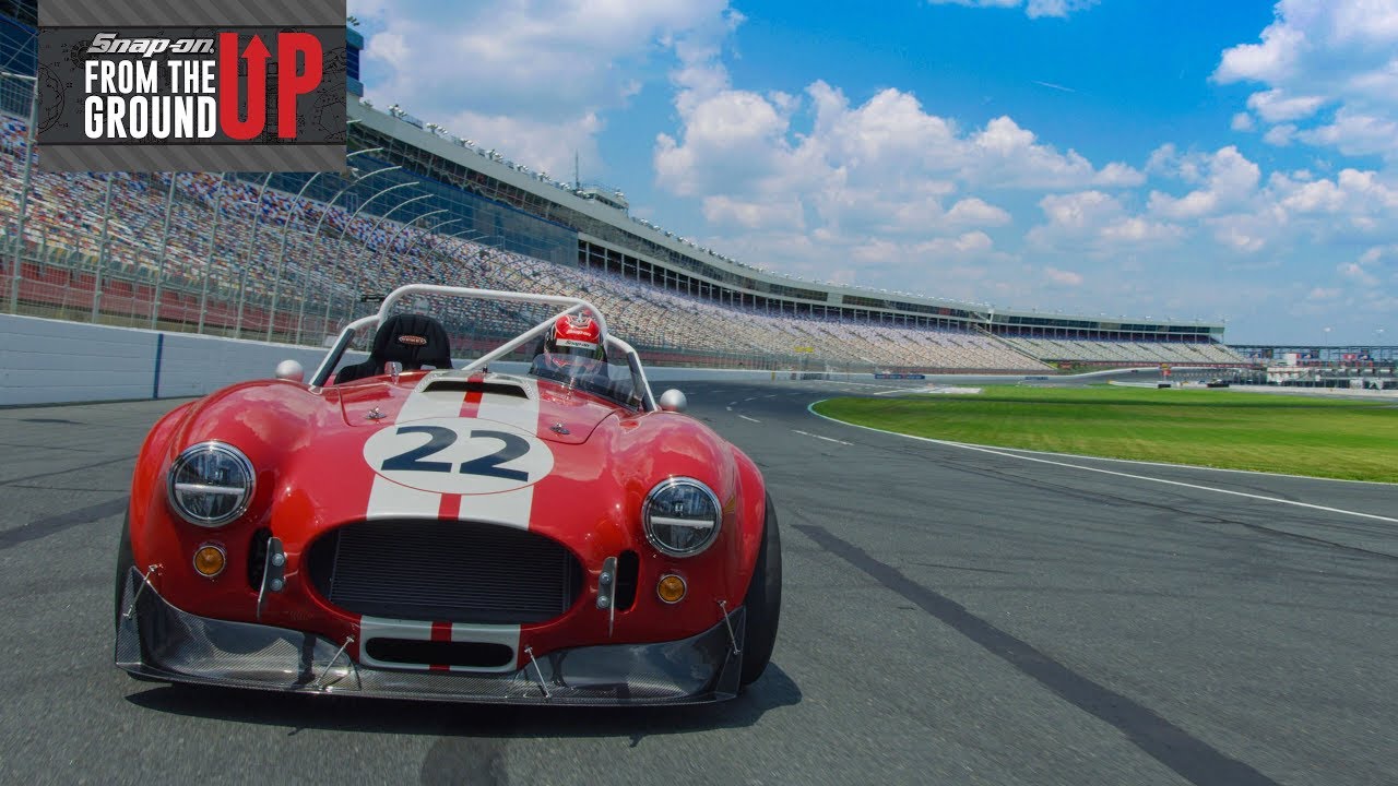 Joey Logano Shreds Up the Track in the Snap-on Factory Five Mk4 ...