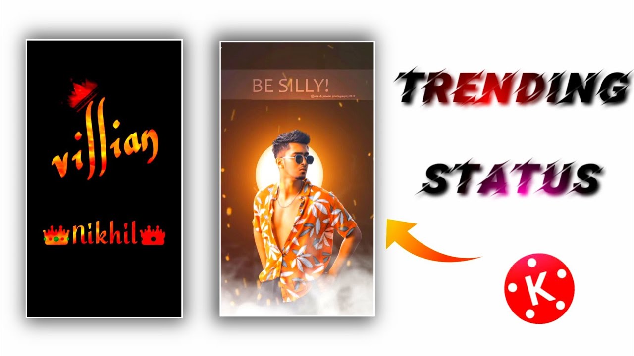 How To Make Trending Fire Effect Status Video Editing in Kinemaster ll ...