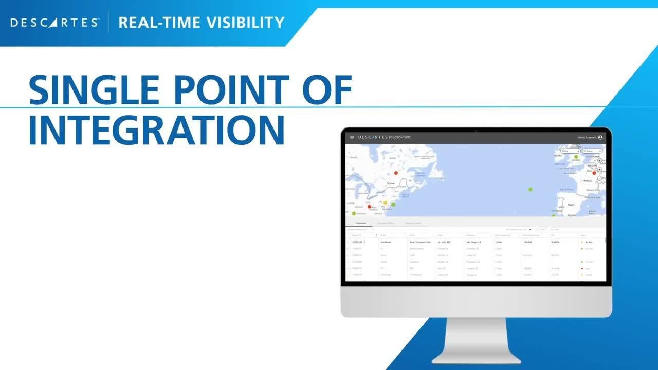 Descartes MacroPoint™ Real Time Freight Visibility - YouTube