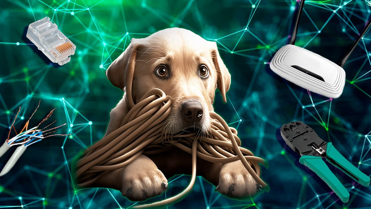 OMG | Dog chewed through internet cable - YouTube