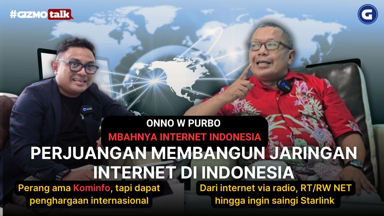 ONNO W PURBO dan SEJARAH INTERNET INDONESIA | Gizmotalk - YouTube