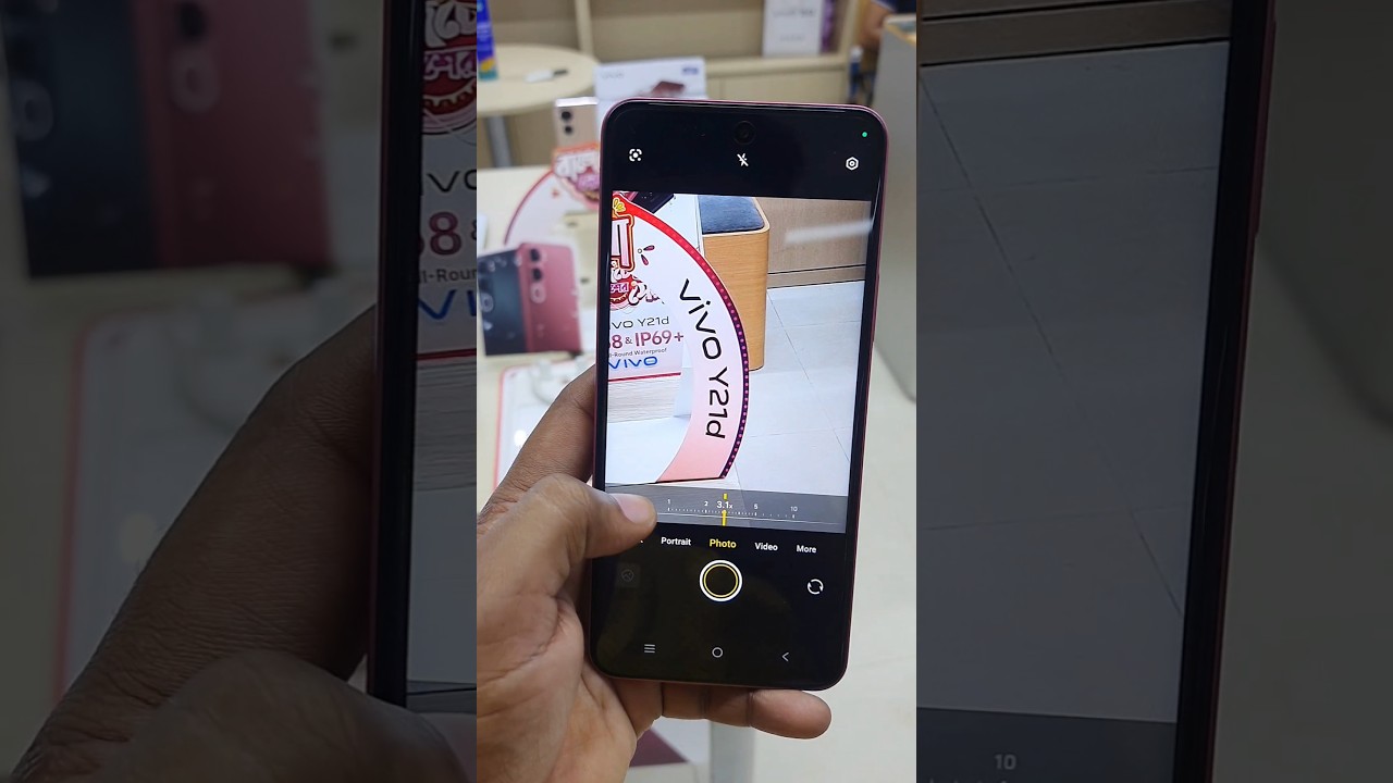 Vivo Y21d Wide Camera Zooming Test