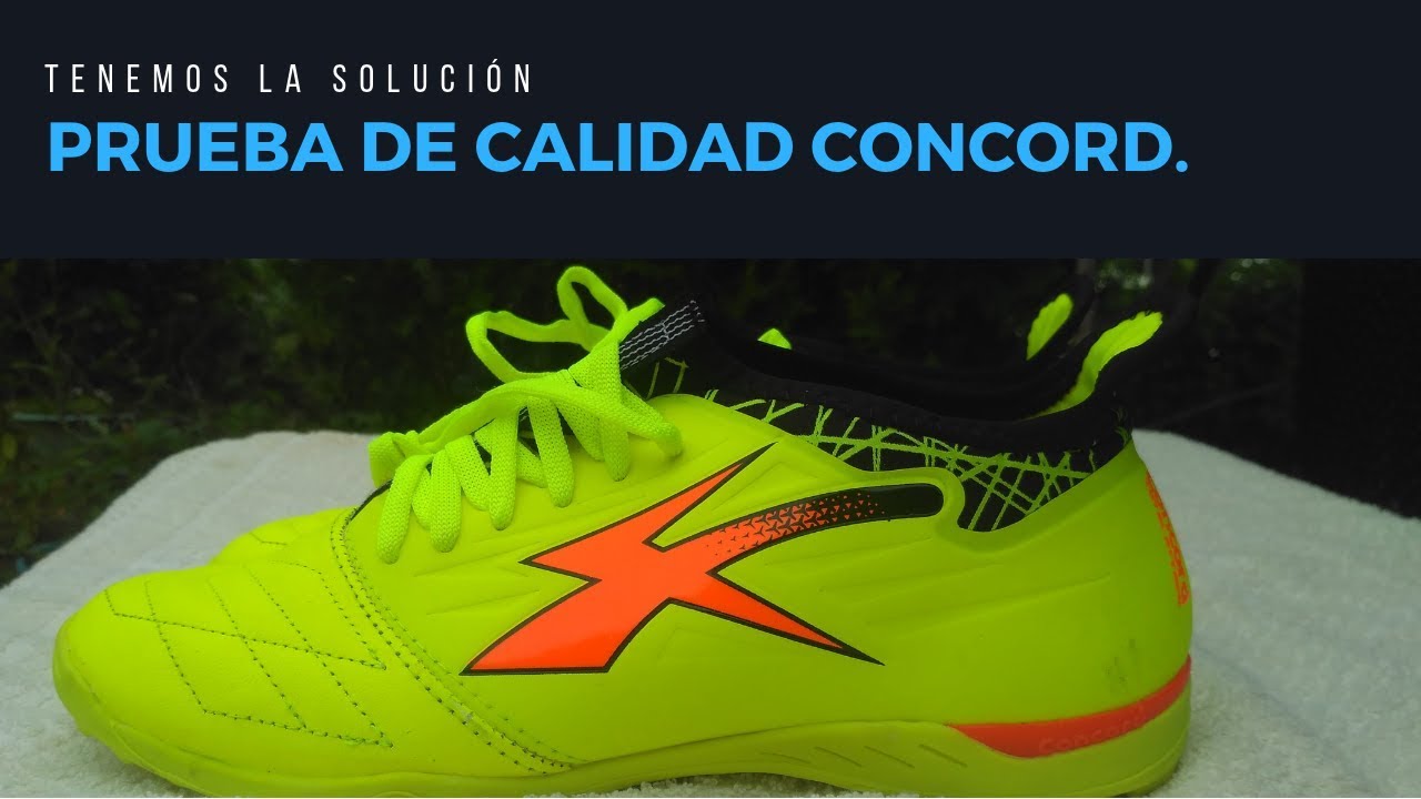 TENIS CONCORD PRUEBA DE CALIDAD-parte1 - YouTube
