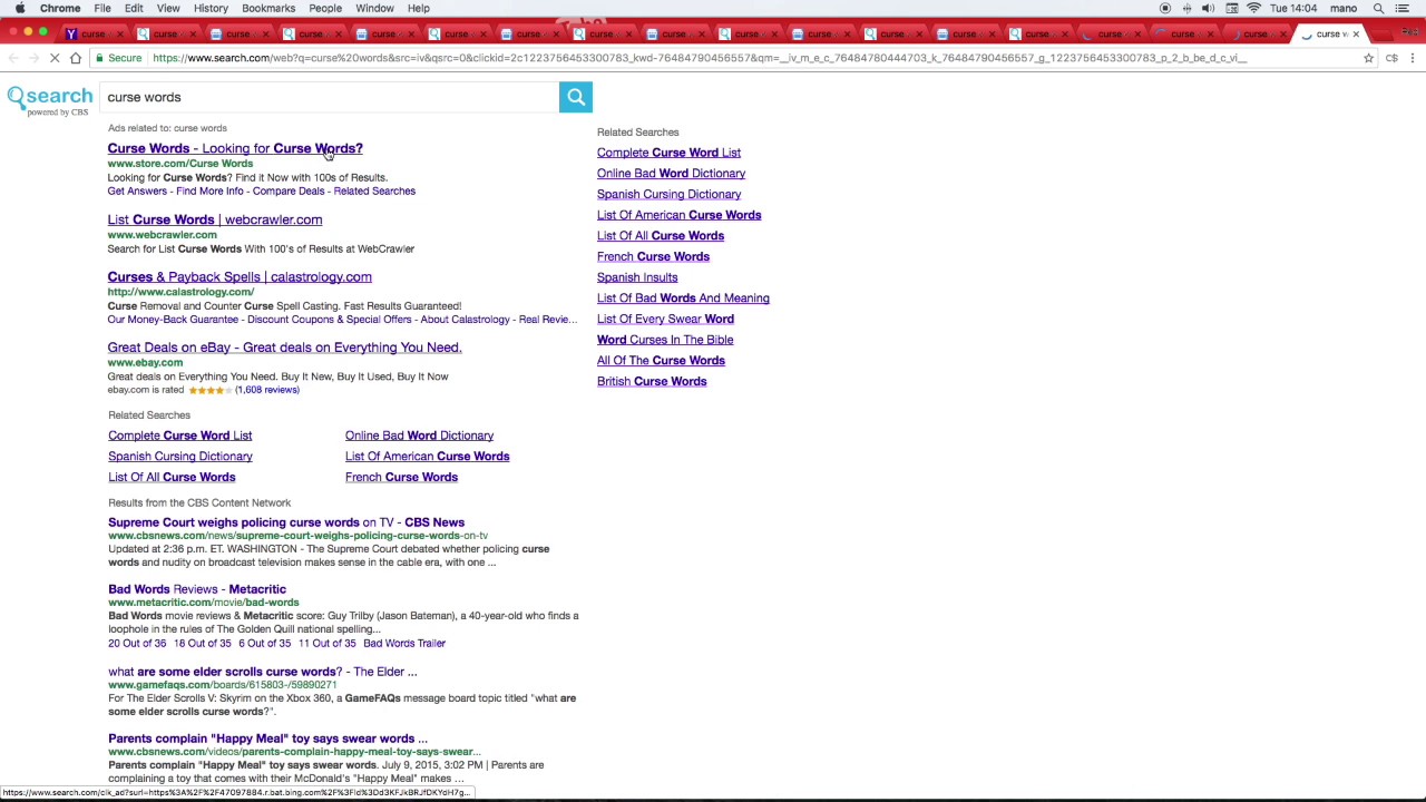 when you try to search curse words in 2017 - YouTube