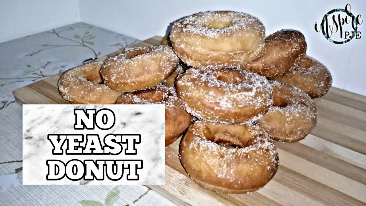 NO BAKE RING DONUT | NO YEAST FRIED RING DOUGHNUT RECIPE | Inspire PJE ...