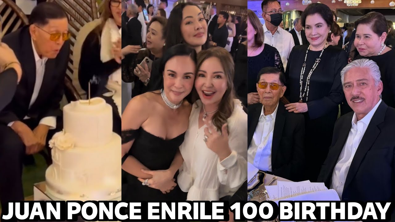 Juan Ponce Enrile 100th Birthday♥️Dumalo sina Helen Gamboa Tito Sotto ...