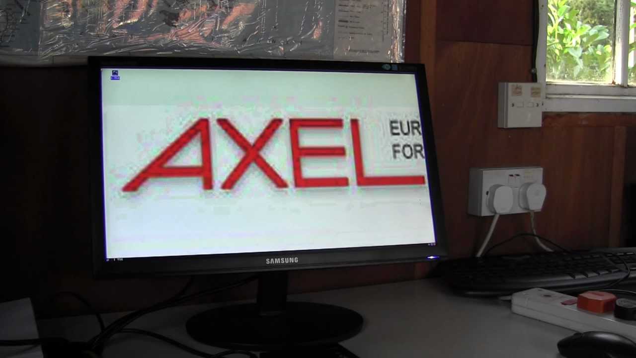 Adding Logo background to Axel M80 & M85 thin client - YouTube