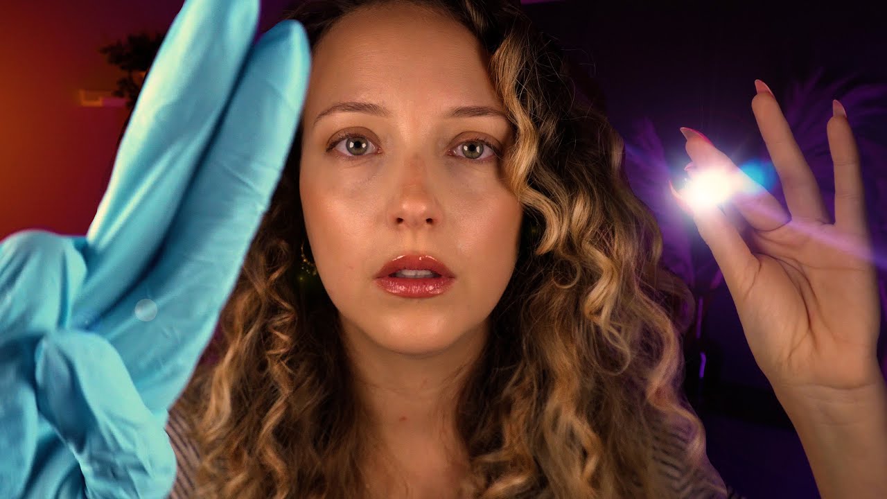 ASMR Optic Cranial Nerve Eye Exam Roleplay - YouTube