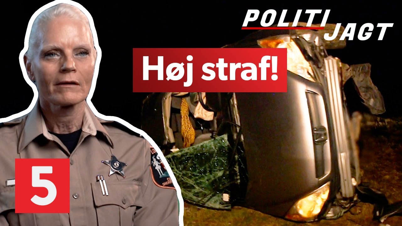 Mindreårig spritkørsel ender i ulykke | Politijagt | Kanal 5 Danmark ...