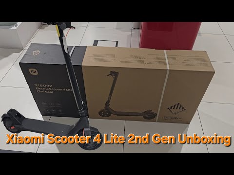 Xiaomi Scooter 4 Lite 2nd Gen Unboxing #xiaomi #xiaomiscooter4lite2ndgen #electricscooter @MSK01-1