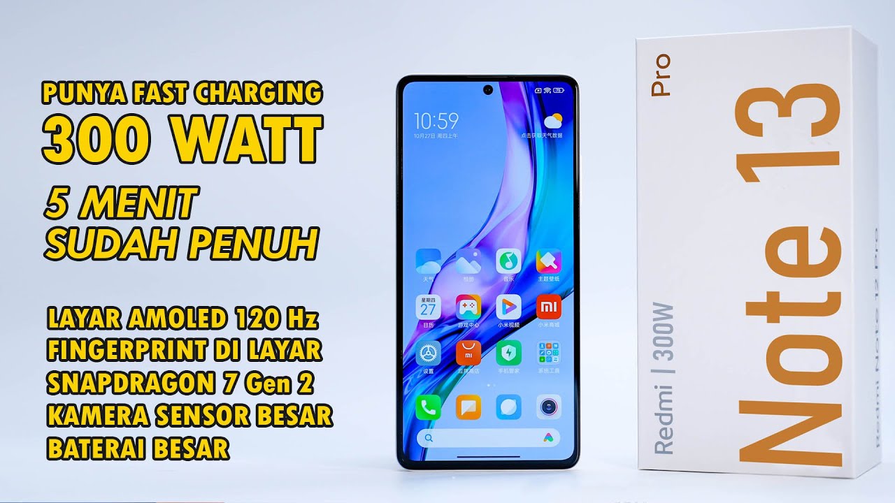 Resmi !! REDMI NOTE 13 PRO 300 WATT _ Ini Benar-benar GILAAA!! - YouTube